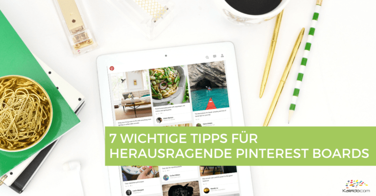 Pinterest Boards erstellen, die Follower erhalten - Kaleidocom