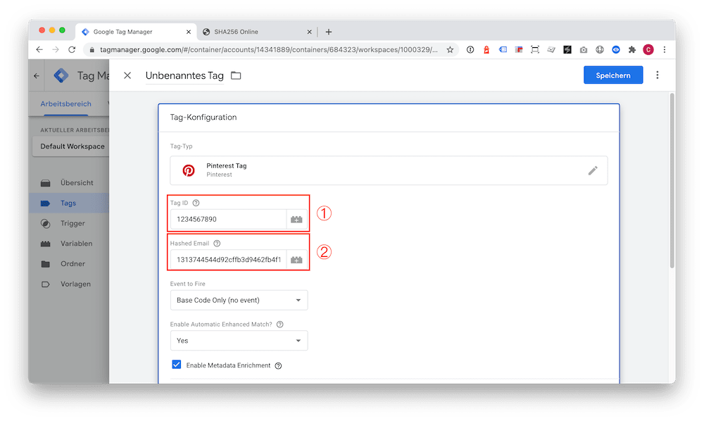 Pinterest Tag mit dem Google Tag Manager einbauen - so geht's