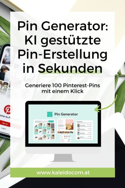 Pin Generator: Erstelle 100 Pins in wenigen Sekunden